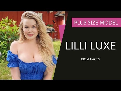 Lilli Luxe 🍓 Bio & Facts PLUS SIZE MODEL / Lilli Luxe CURVY MODEL - YouTube