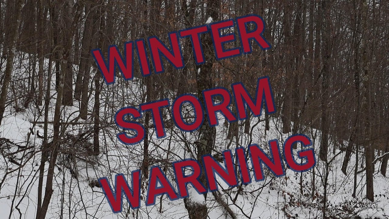 Late January snow storm - YouTube