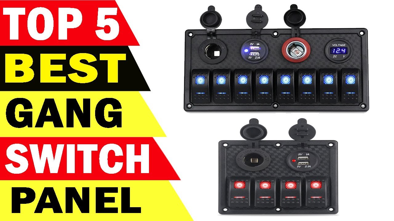 Top 5 Best Gang Switch Panel Review 2021 - YouTube
