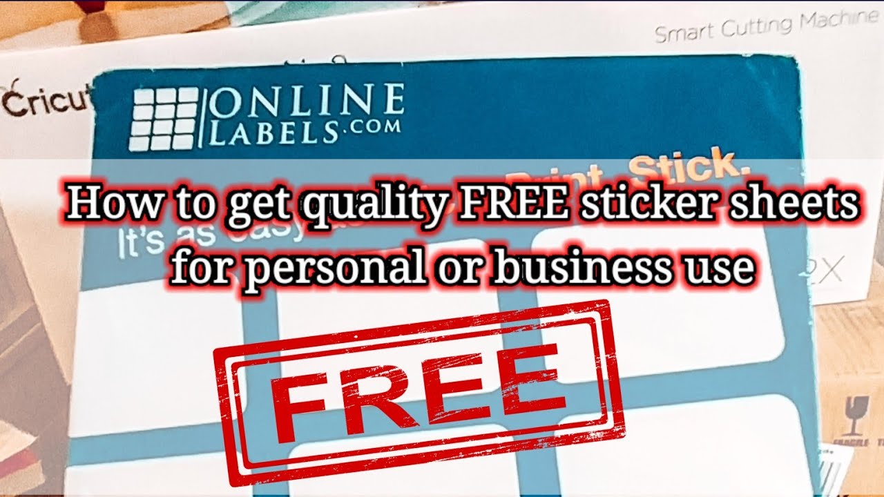 FREE Sticker Sheet Samples || Online Labels || Matte, Weatherproof ...