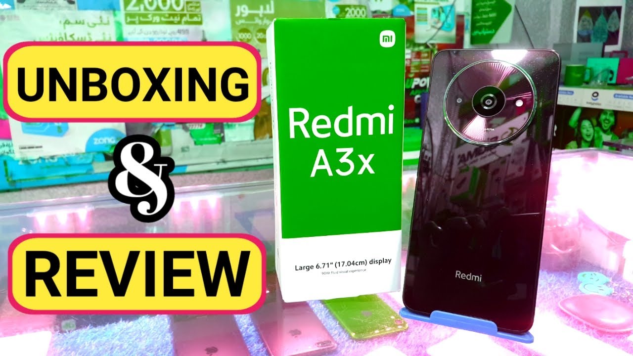 Xiaomi Redmi A3x Unboxing 🤫 | Redmi A3x Unboxing and Review | Unboxing ...