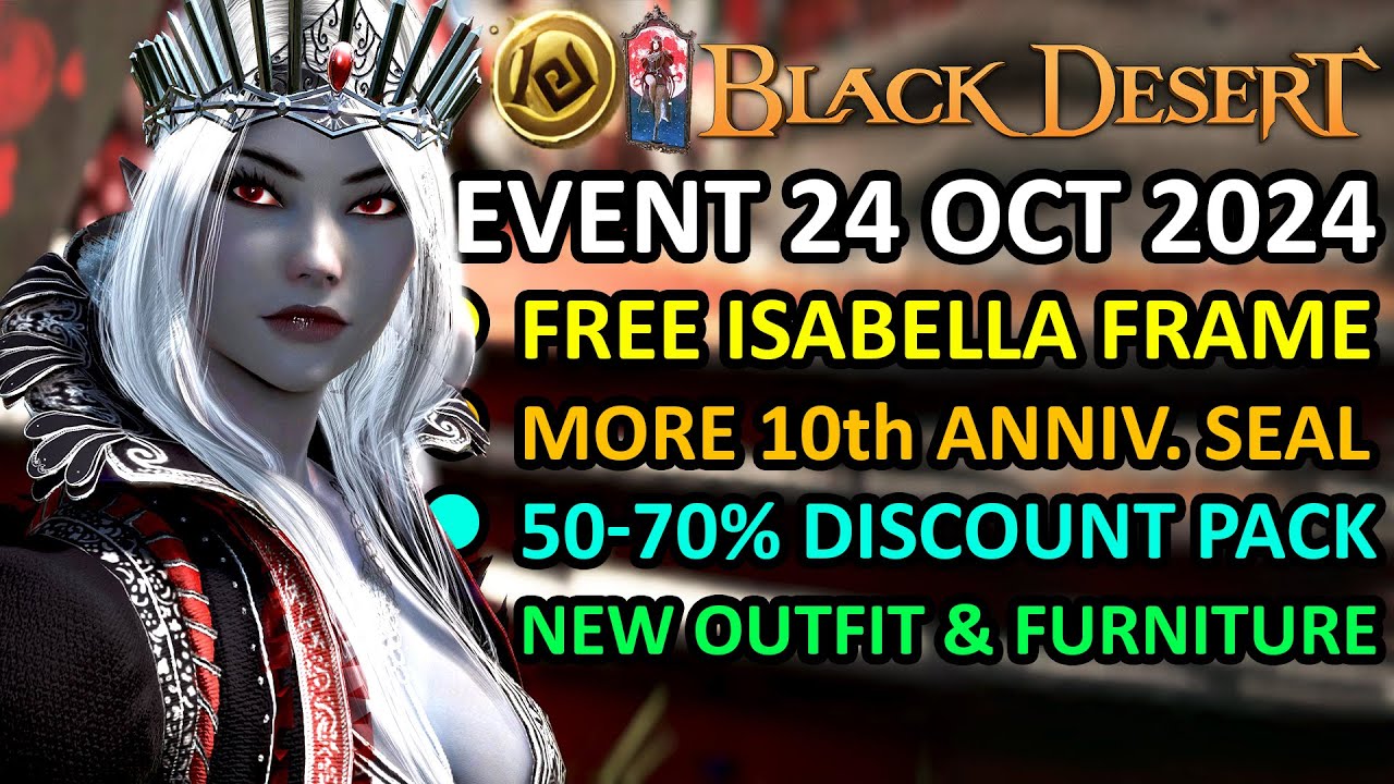 FREE ISABELLA FRAME, 50-70% Discount Pack, More 10th Anniv. Seal BDO ...
