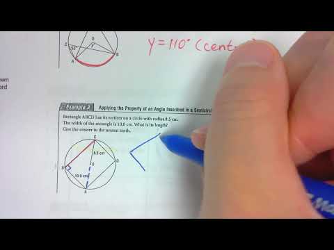 MTH1W - Angles in Circle - YouTube