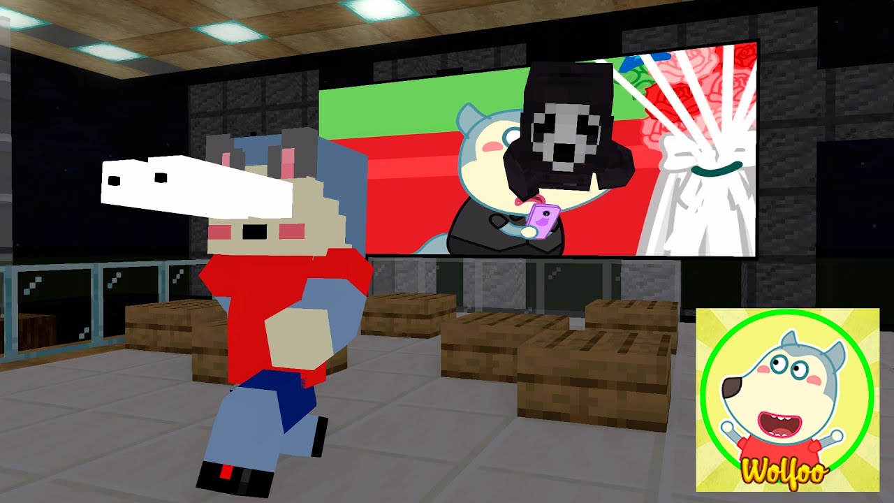 Monster School: Wolfoo don't watch movies at night - Wolfoo Minecraft ...