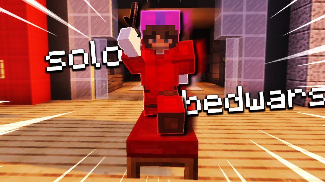 INSANE solo bedwars content (minecraft hypixel bedwars) - YouTube