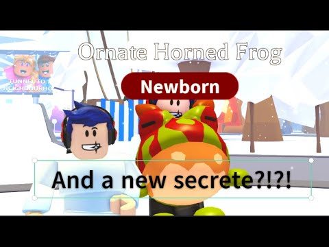 How to get a free Ornate Horned Frog! In Adopt me! On Roblox! - YouTube