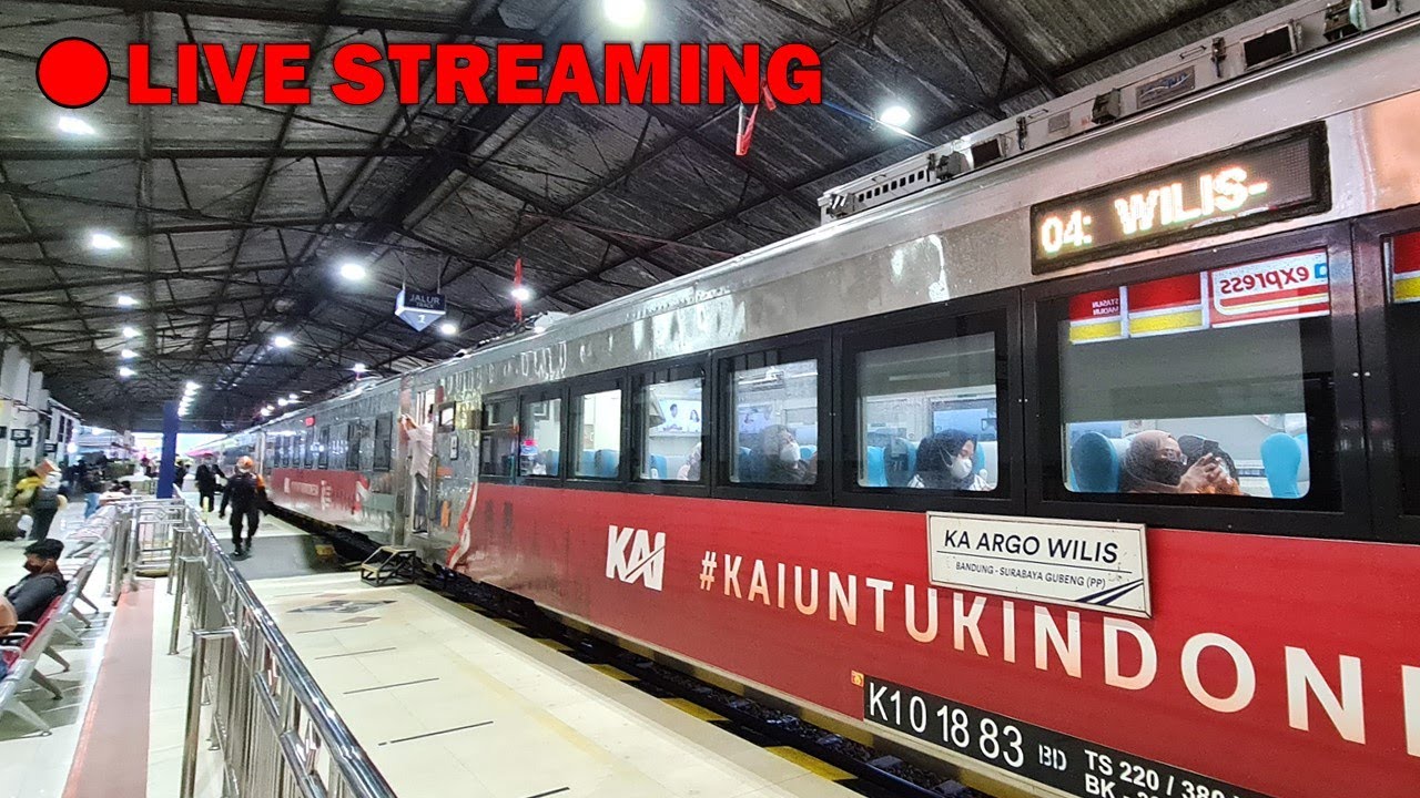 🔴 NAIK KERETA API ARGO WILIS SANG RAJA SELATAN !! - YouTube