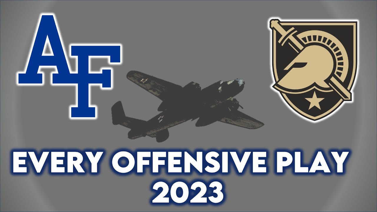 Air Force v. Army 2023: Every Offensive Play - YouTube