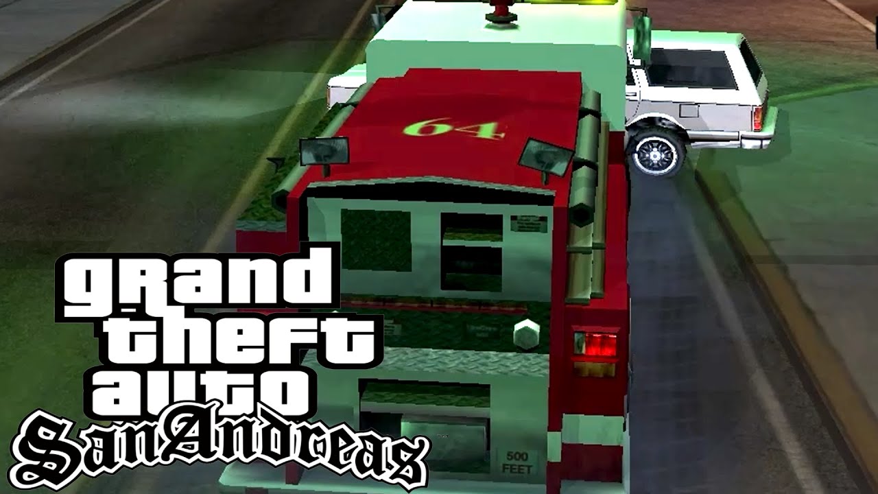 GTA San Andreas - Firefighter (Side Mission) - YouTube