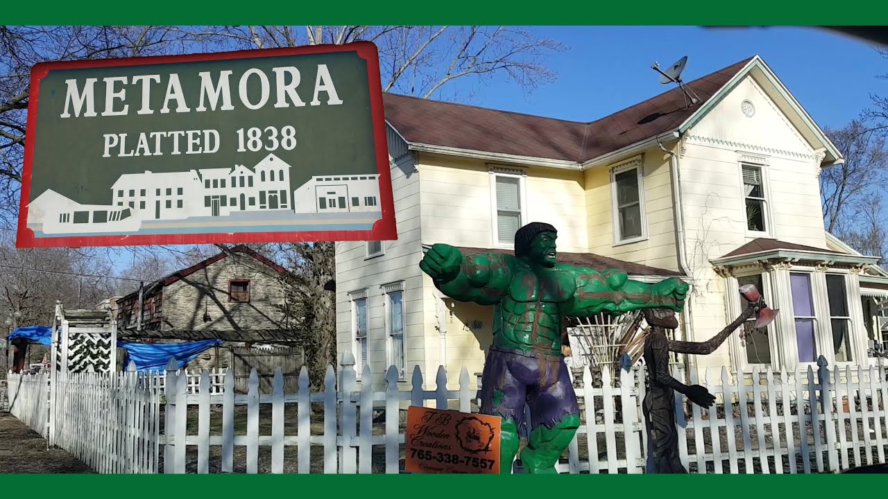 The Weird & Wonderful METAMORA, Indiana - driving through and dorking ...