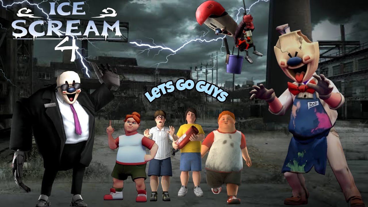 Finally I Escaped From This Haunted Ice Scream Factory || Ice Scream 4 ...