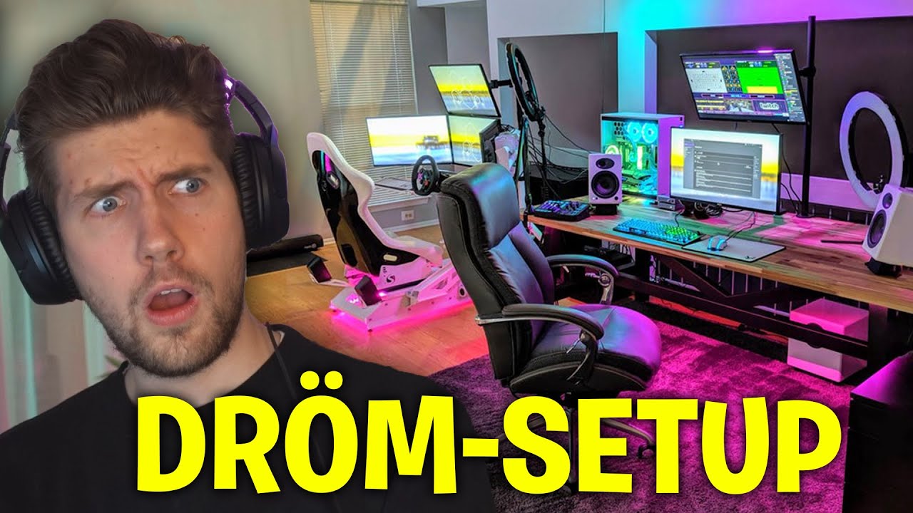 VÄRLDENS LYXIGASTE GAMINGRUM?! *REAGERAR PÅ SJUKA SETUPS 2020* - YouTube