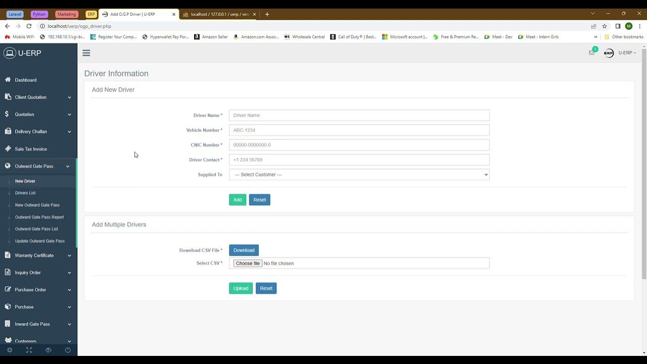 Outward Gate Pass Module Tutorial #07 | Q-ERP - YouTube