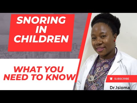 SNORING IN CHILDREN | CAUSES OF SNORING | PROBLEMS OF SNORING | WHAT TO DO