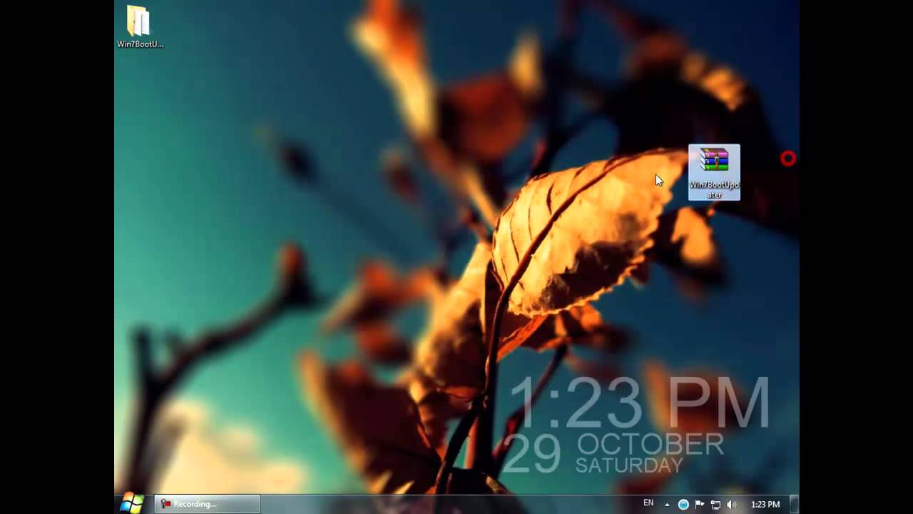 How to change your Windows 7 Boot Skin Logo Screen - YouTube