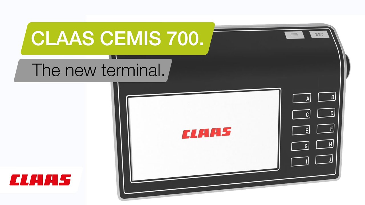 CLAAS CEMIS 700. The new terminal. - YouTube
