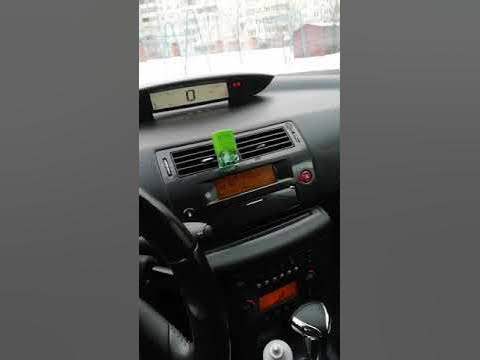 штатная магнитола в Ситроен с4 купе - YouTube