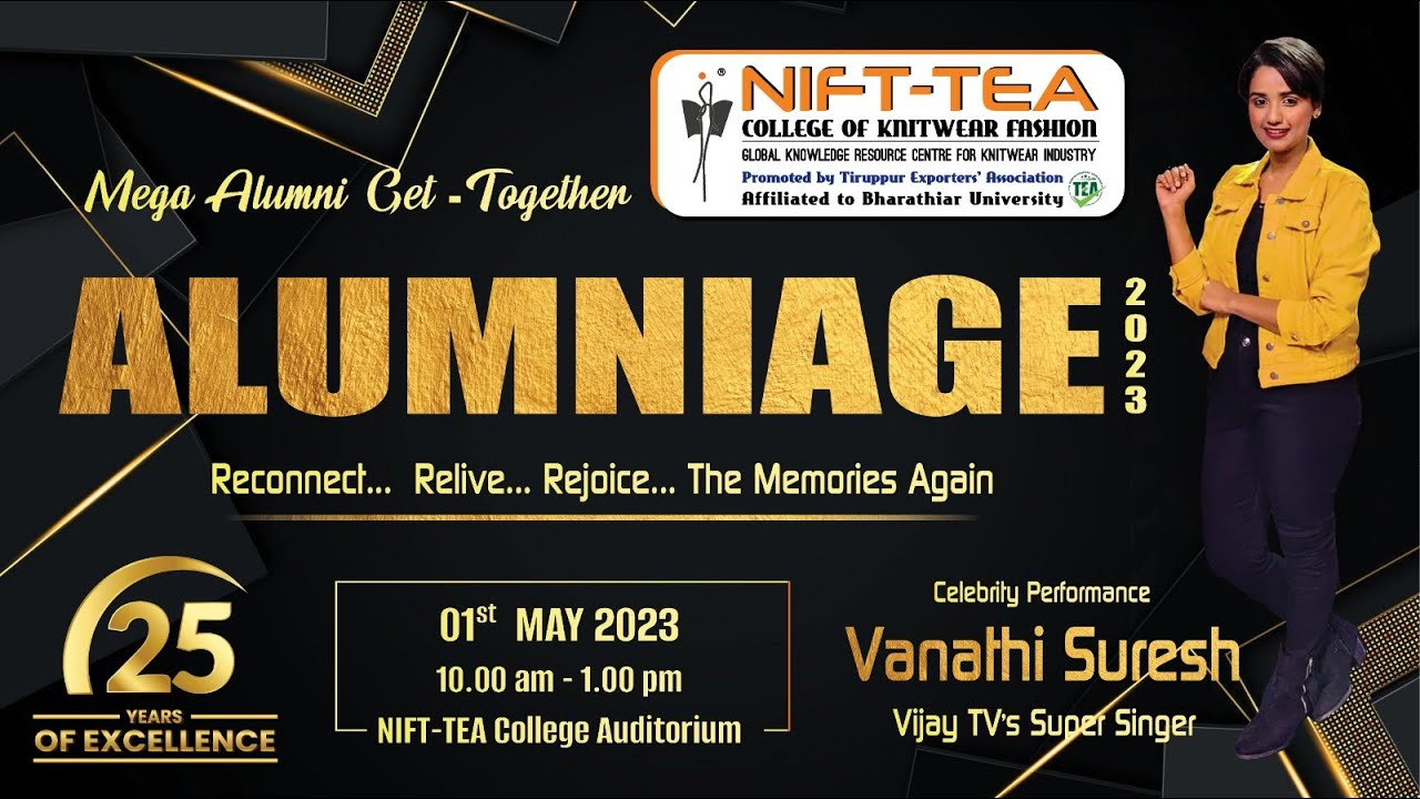 NIFT-TEA Alumniage 2023 - Mega Alumni Get - Together - YouTube
