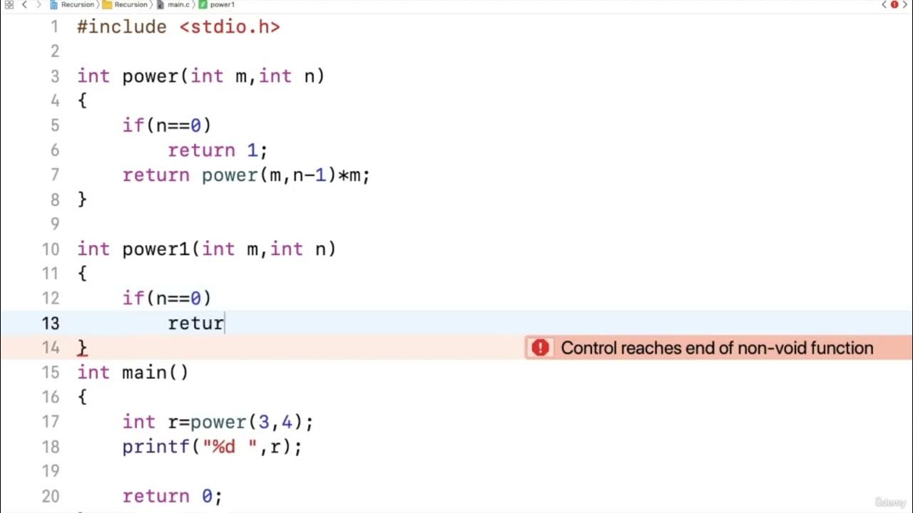 021 Let's Code Power Recursion - YouTube