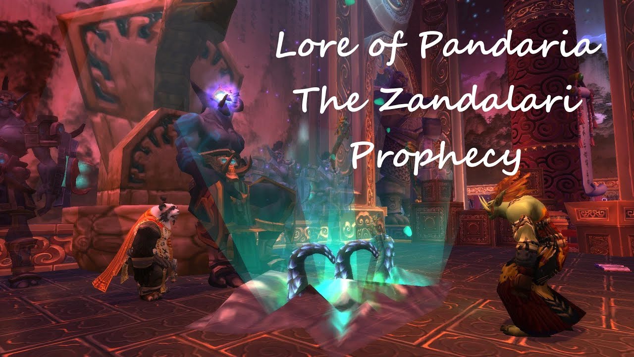 Lore of Pandaria - The Zandalari Prophecy - YouTube