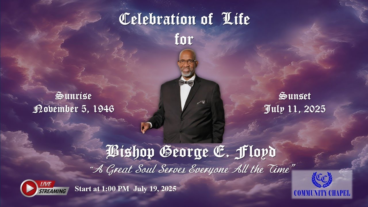 Celebration of Life for Bishop George E. Floyd - YouTube