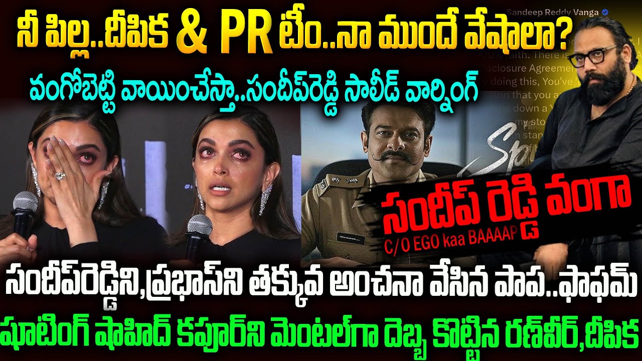 గెలికి తన్నించుకోవడం అంటే ఇదే... | Sandeep Reddy Vs Depika Padukone ...