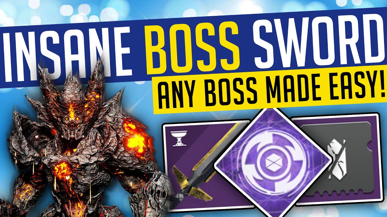 Destiny 2 | INSANE BOSS SWORD! ANY Boss Made Easy! - MUST HAVE! - YouTube