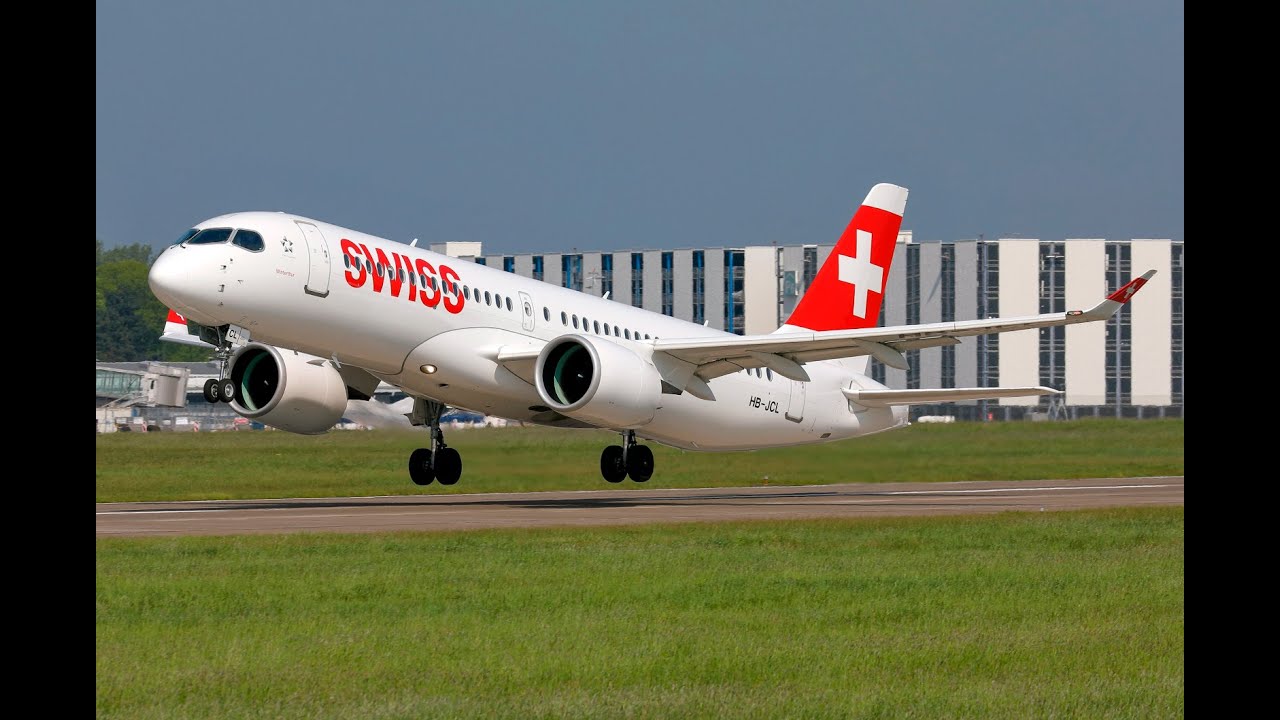 FSX | AIRBUS A220-300 SWISS | LANDING IN Valencia Airport (LEVC) - YouTube