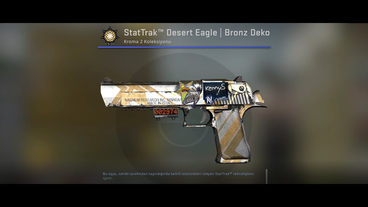 StatTrak™ Desert Eagle | Bronz Deko Görevde Kullanılmış (Field-Tested ...