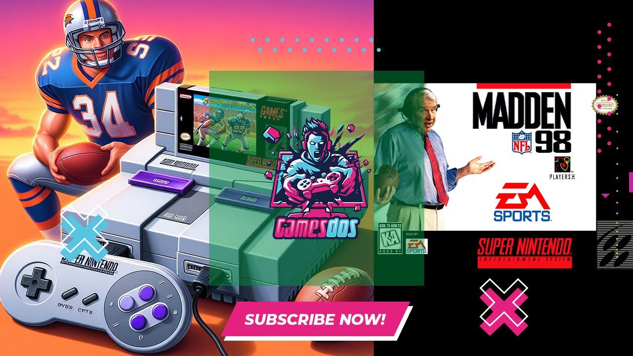 Madden NFL '98 Gameplay SNES HD 1080p - YouTube