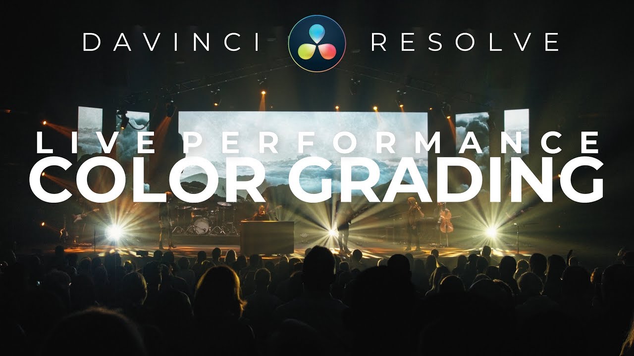 Color Grading A Concert In Davinci Resolve 16 - YouTube