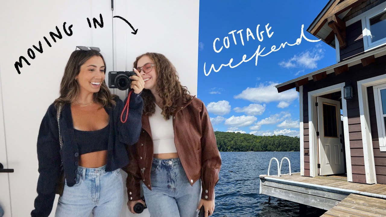 NEW ROOMMATE MOVES IN!! cottage weekend & chaos lol - YouTube