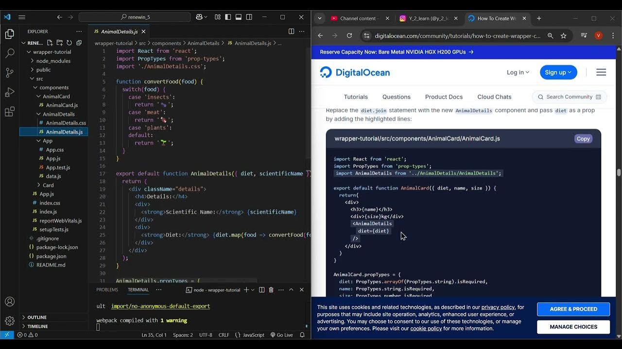 How To Create Wrapper Components in React with Props - YouTube