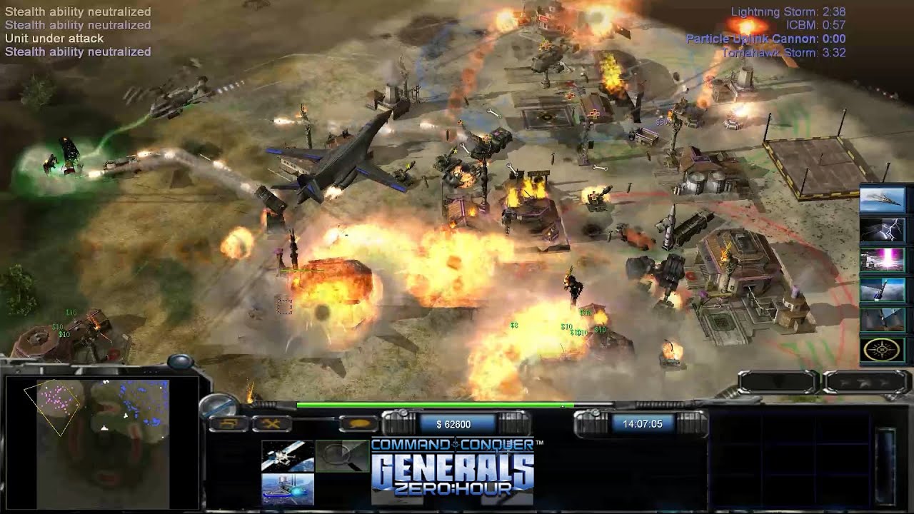 C&СZH|This is the place for one| RTS game generals zero hour - YouTube