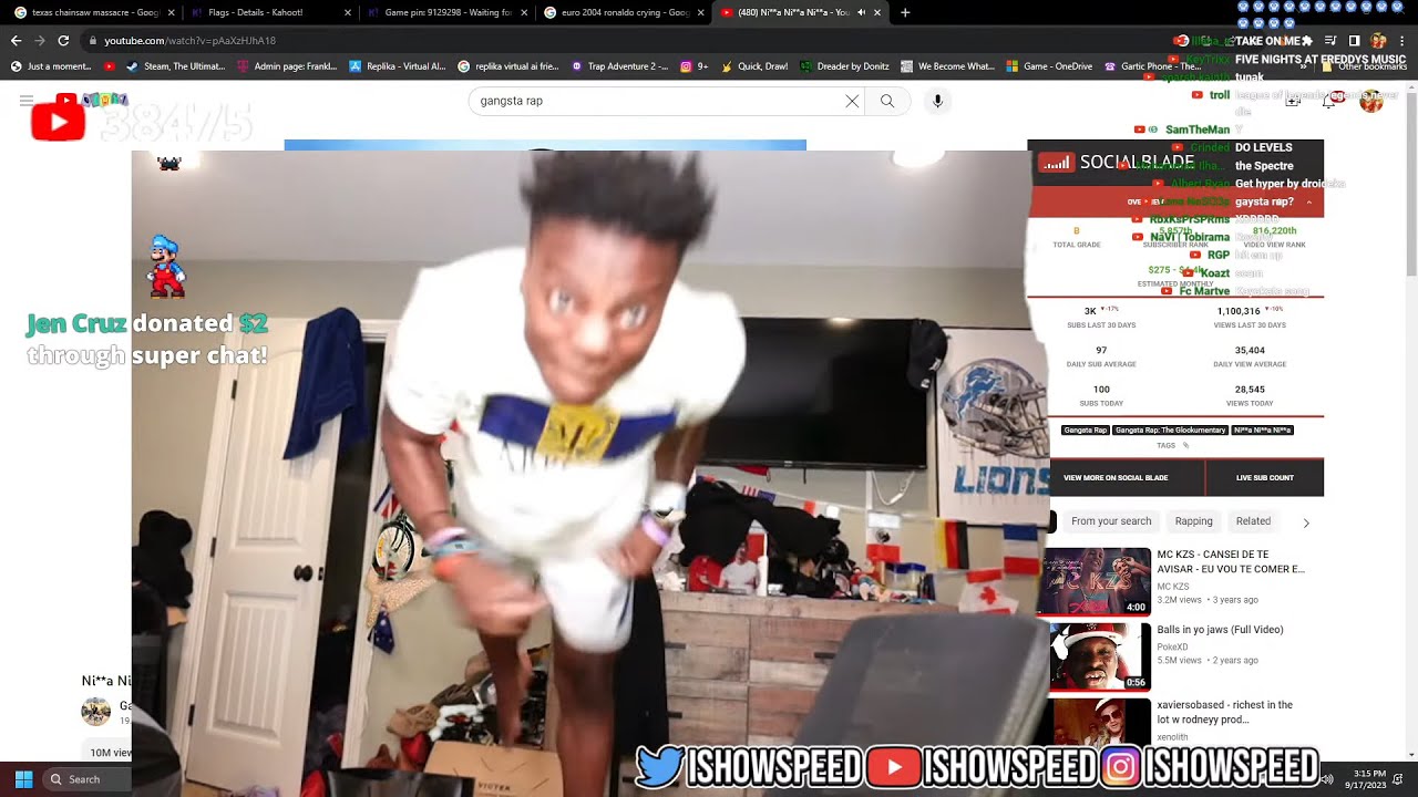 SPEED DIVES INTO HIS CAMERA AND PASSES OUT 💀 - YouTube