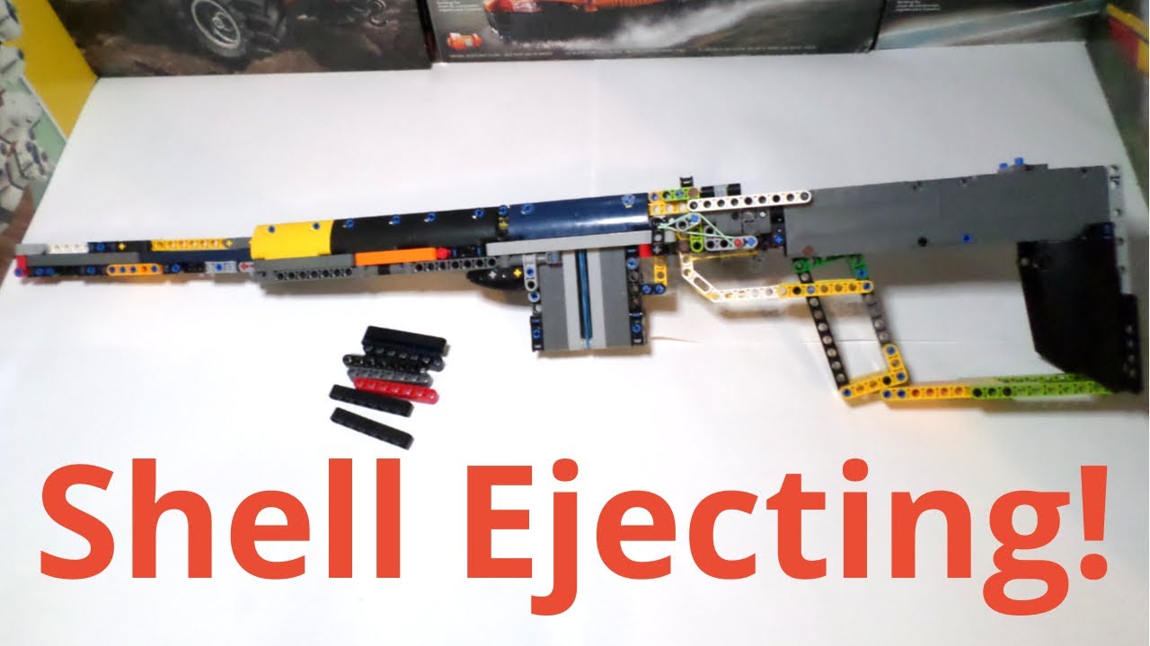 Lego Technic Shell Ejecting Gun! - YouTube