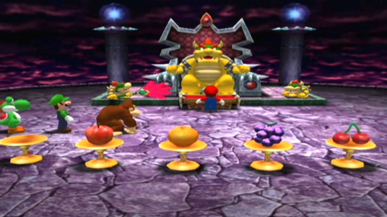 Mario Party 4 Bowser Mini Games - Fruits of Doom - YouTube