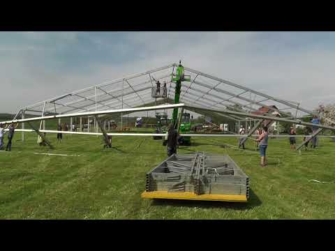 BMF 2018 in Jedesheim   Zeltaufbau