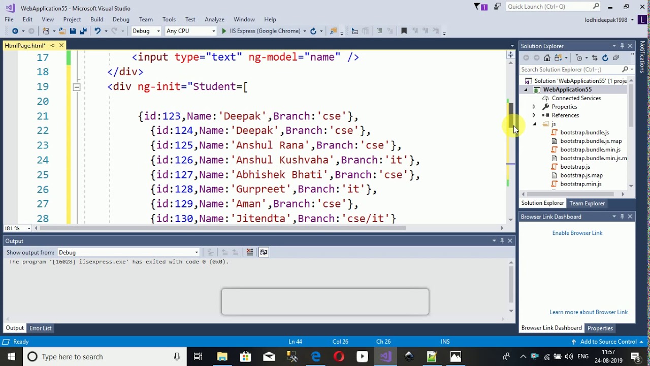 AngularJs part2 in hindi - YouTube