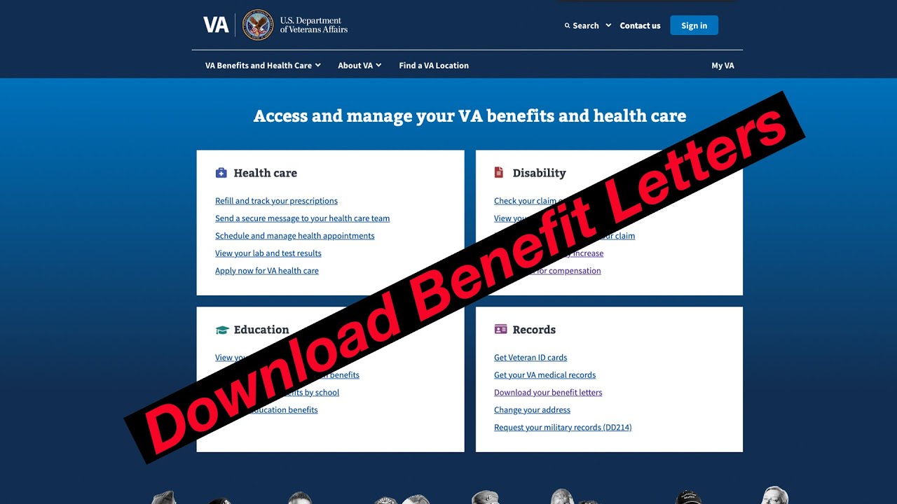 Downloading Benefit Letters - YouTube