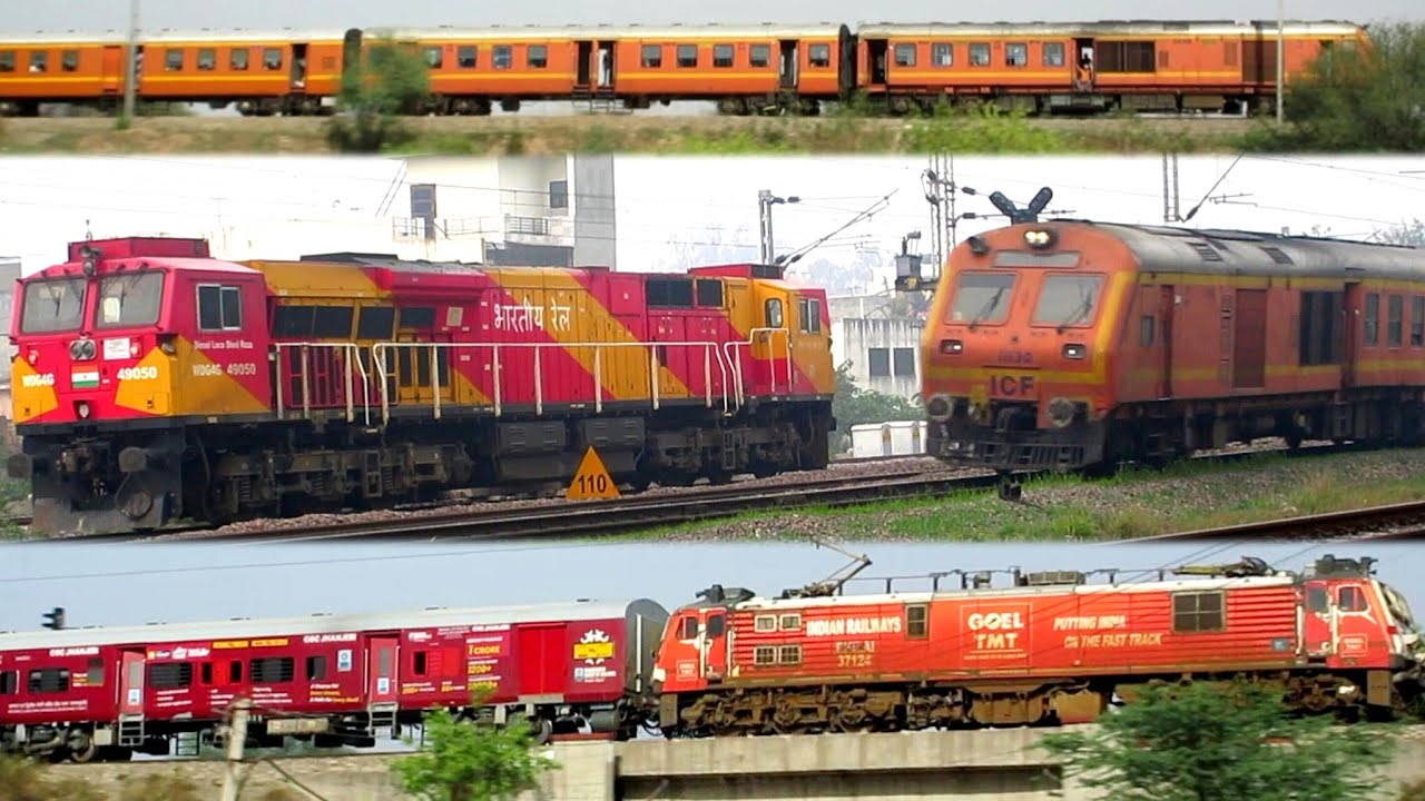 Beautiful Trains Captured in 46-degree Temperature | India | Train Gadi ...