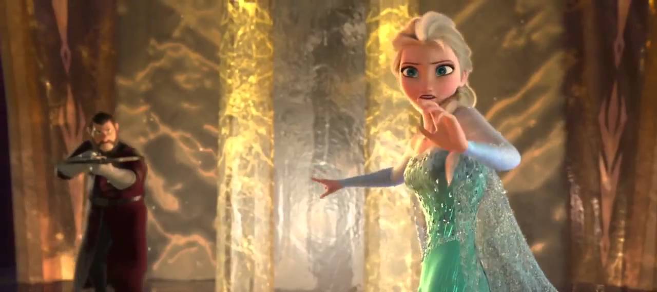 Frozen - Atacan el castillo de Elsa -Ingles sub- - YouTube