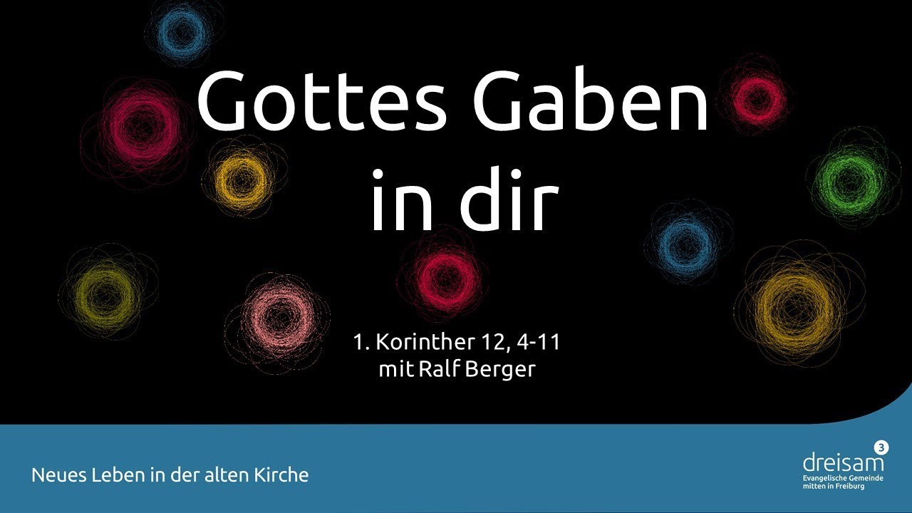 Pfingsten, das Fest der Gaben Gottes - Predigt vom 28.05.2023 - YouTube