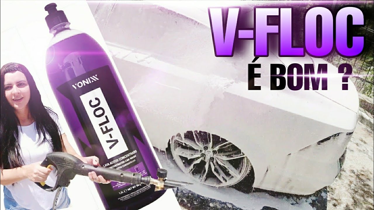 VONIXX V-FLOC Shampoo automotivo NEVE DE ESPUMA [SNOW FOAM] 🔴 - YouTube