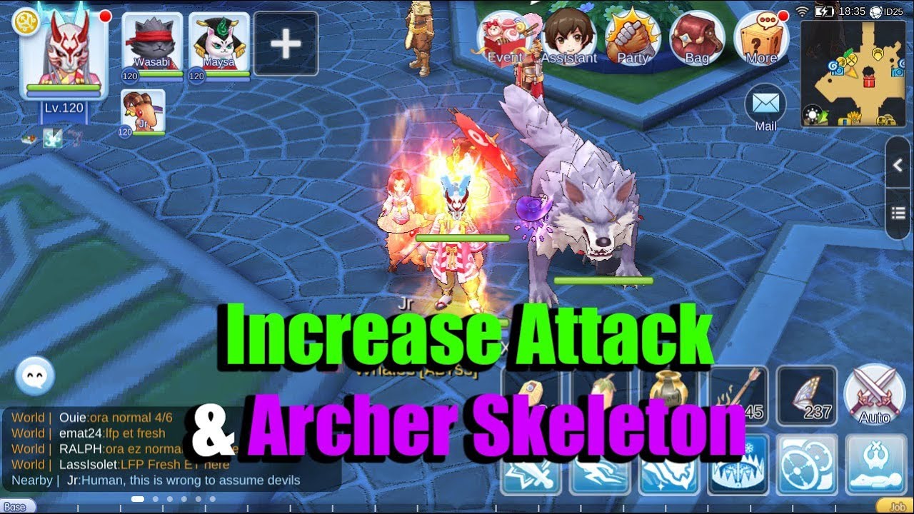 Ragnarok M Eternal Love Archer Skeleton Card & Increase Attack - YouTube