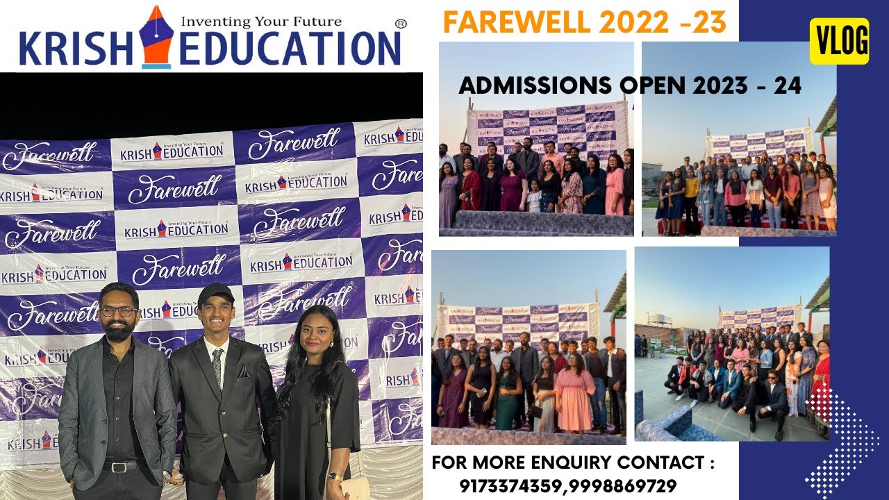 FAREWELL VLOG 🎥 ️‍🔥| KRISH EDUCATION || - YouTube