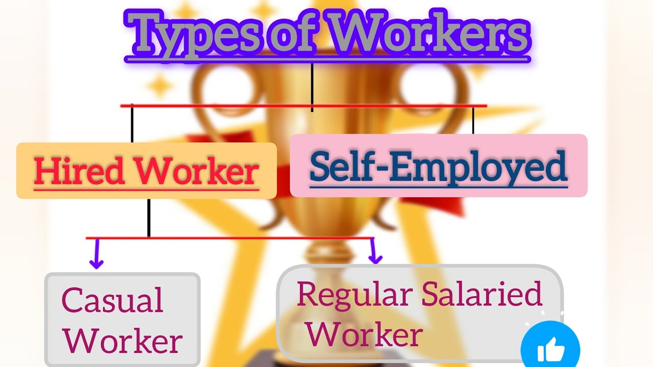 Types of workers |Hired workers | Self-Employed |Casual Worker ...