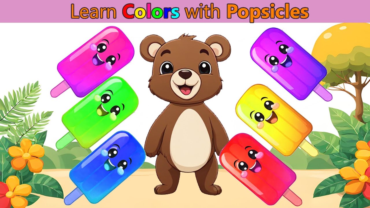 Learn Colors with Popsicles | Best Learning Video - YouTube