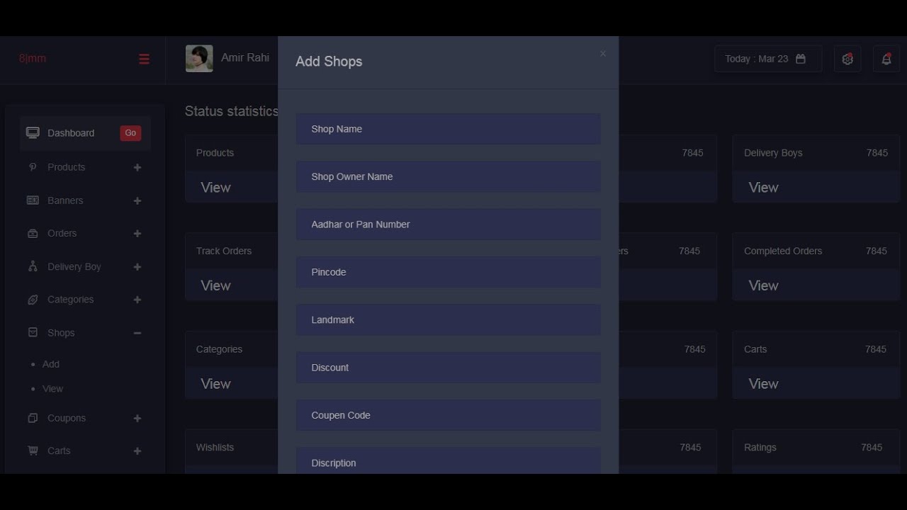 Add Shops - Part 47 | Ecommerce App (Grocery App) | Android Studio ...