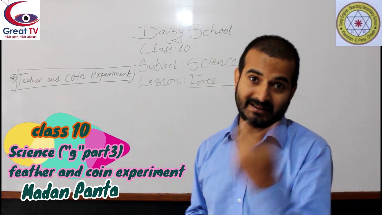 Class 10 Science (Acceleration due to gravity) (part -4) Feather and ...